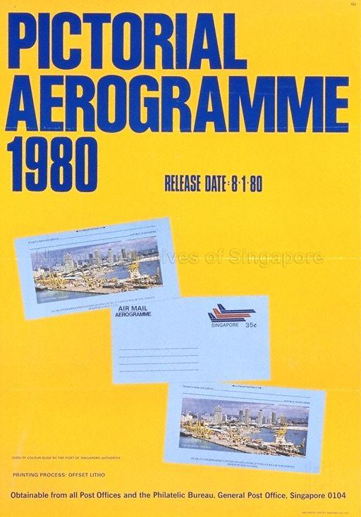 Pictorial aerogramme 1980 : release date : 8.1.80.