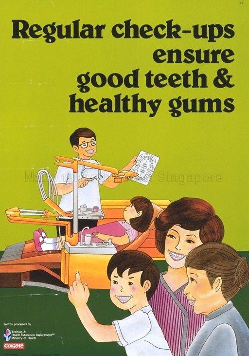 Regular check-ups ensure good teeth and healthy gums