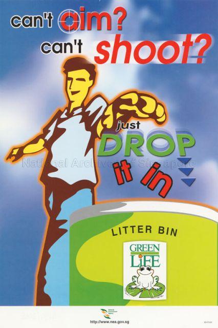 Just drop it in... Litter Bin