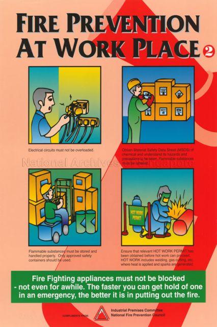 Industrial Fire Safety Posters