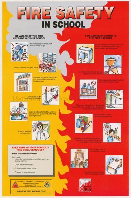 Fire Safety Posters For Schools