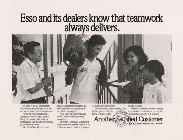 Esso and its dealers know that teamwork always delivers.