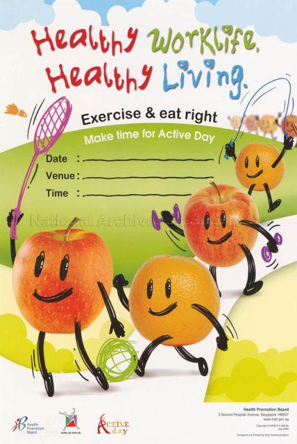 Healthy Living Posters Children