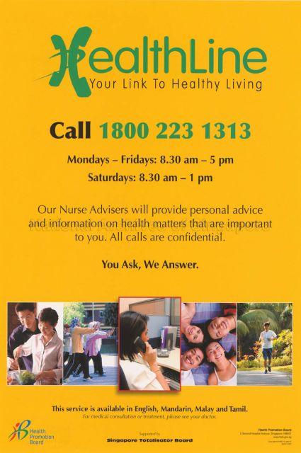 Health Line. Your Link to Healthy Living.