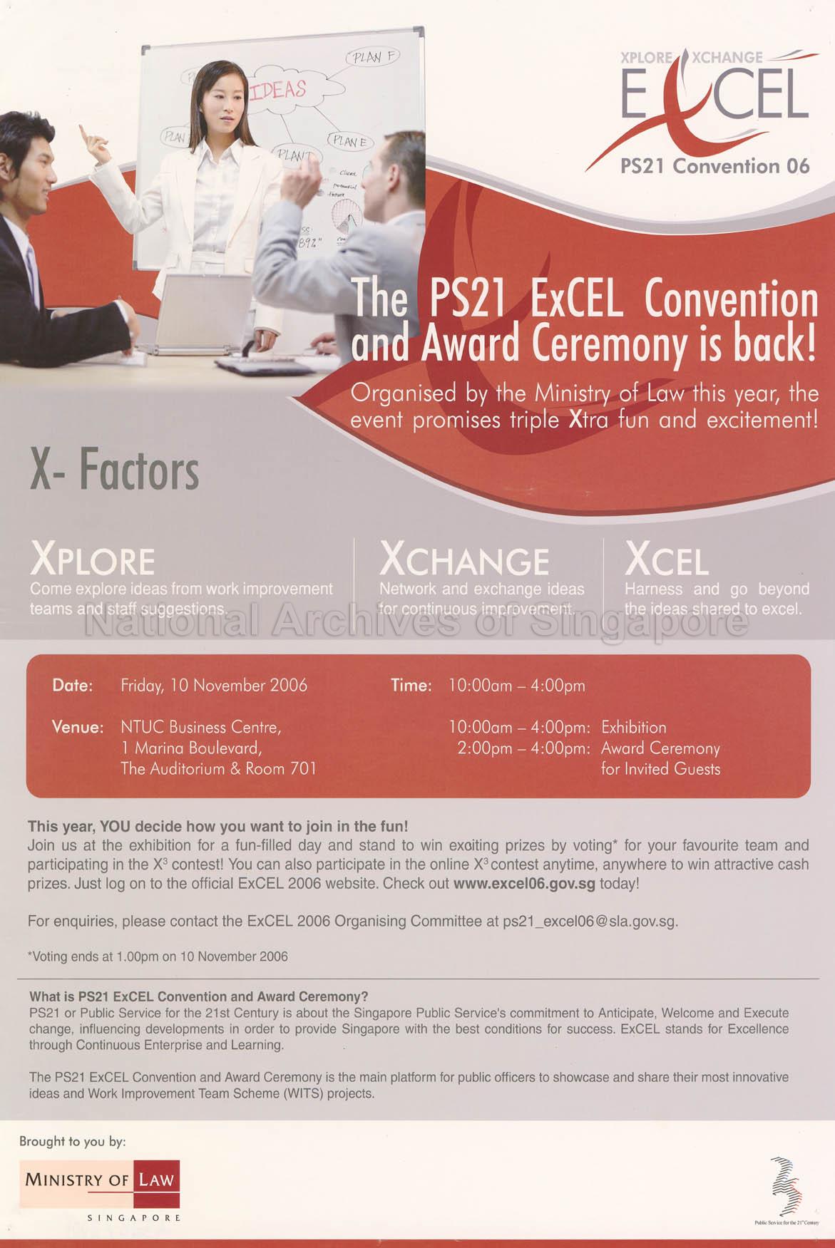 The PS21 Excel Convention and Award Ceremony is back!