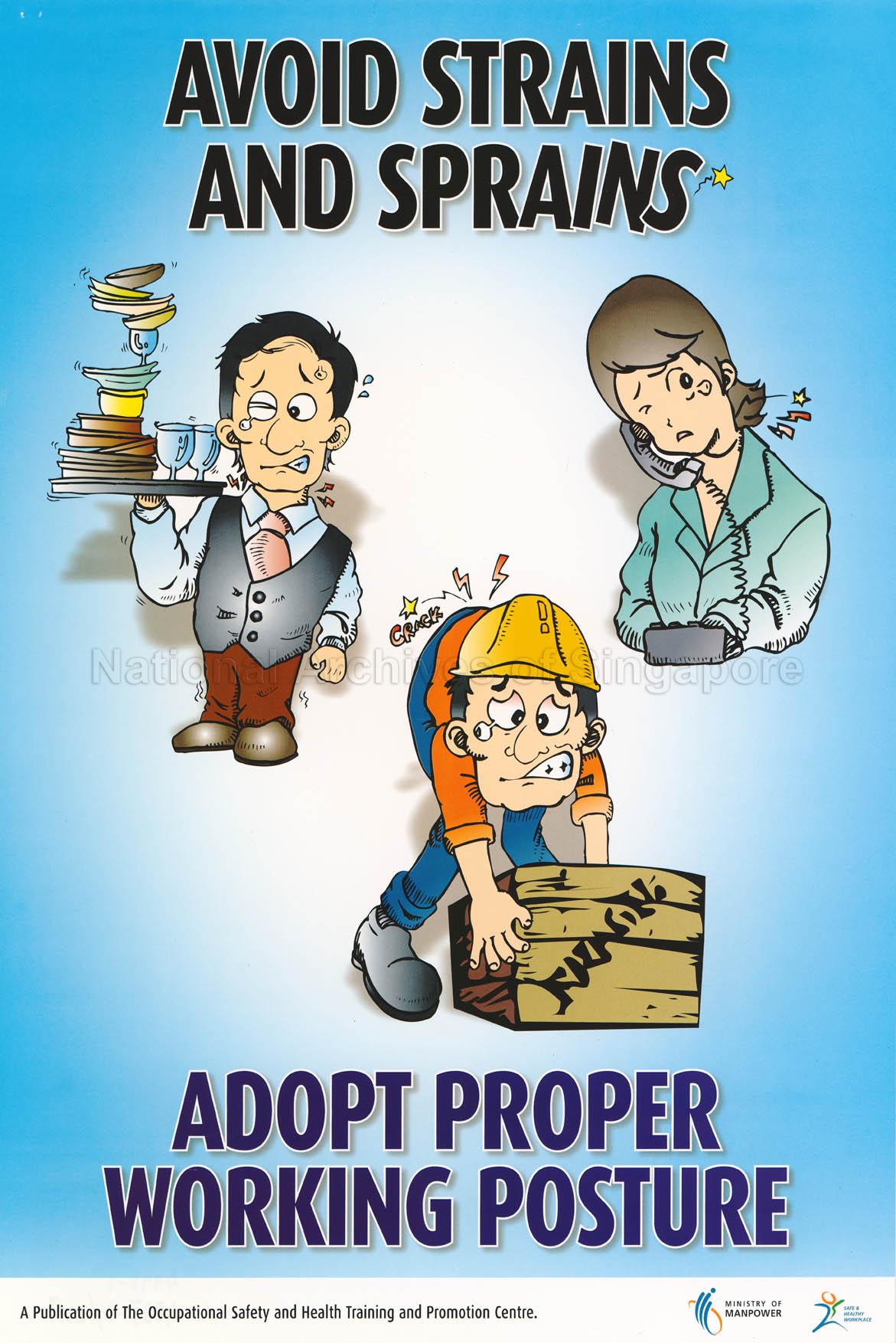 Avoid Strains And Sprains. Adopt Proper Working Posture