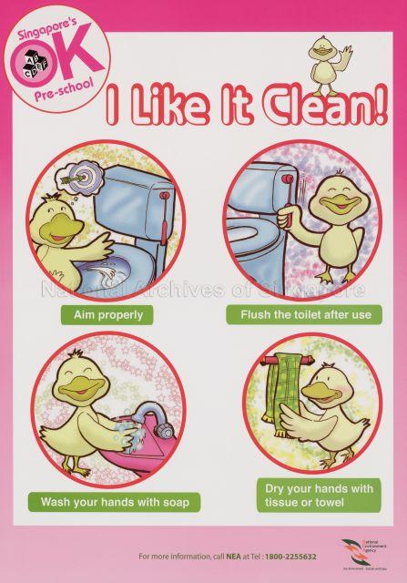 Singapore's OK pre-school. I like it clean!