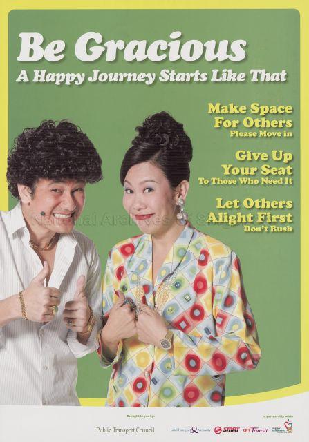 Be gracious. A happy journey starts like that.