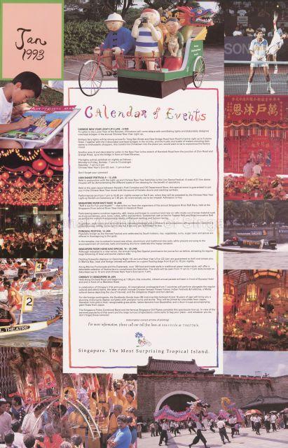 Jan 1993 Calendar of events