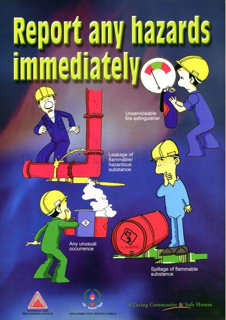 Report any hazards immediately