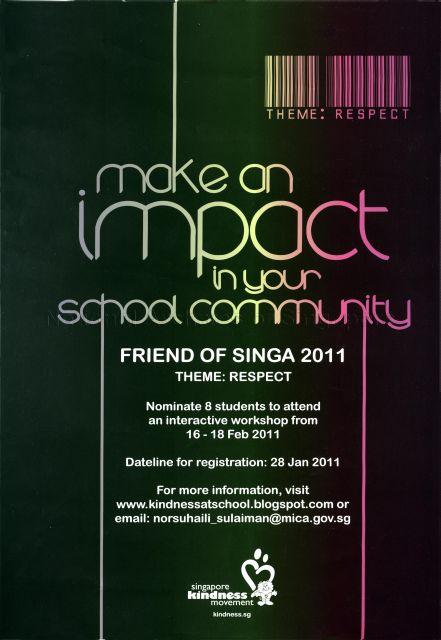 Make an impact in your school community - Friend of Singa