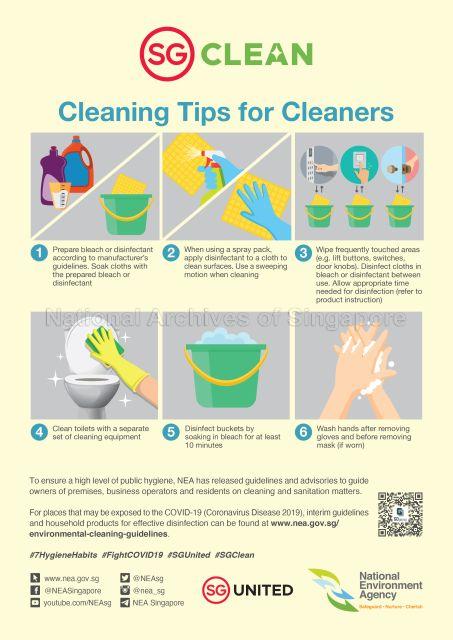 Cleaning tips for cleaners