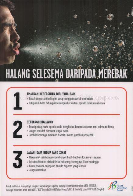Prevent the Flu from Spreading (In Malay) Halang selesema