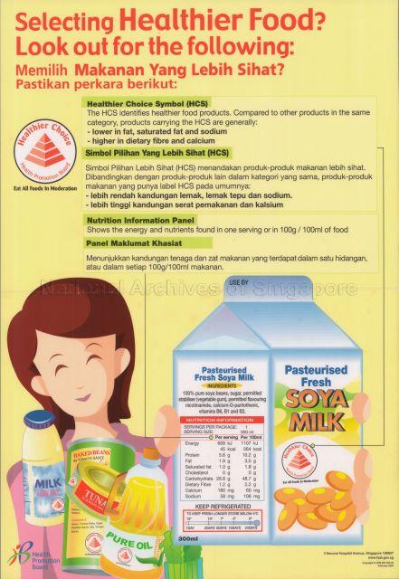 Selecting Healthier Food? Look out for the following: