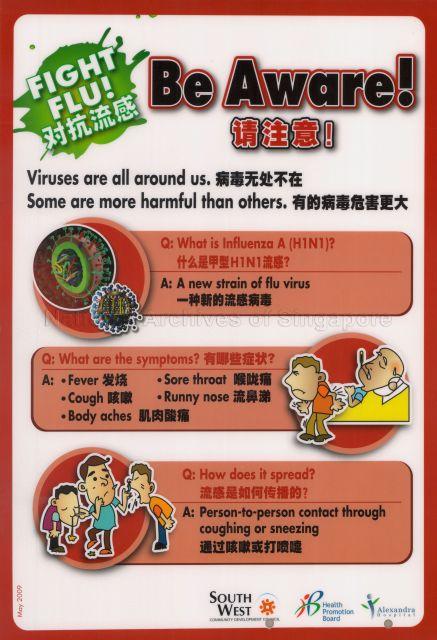 Fight Flu! Be aware! (In English and Chinese)