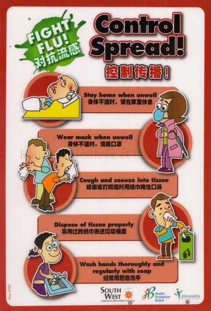 Fight Flu! Control Spread! (In English and Chinese)