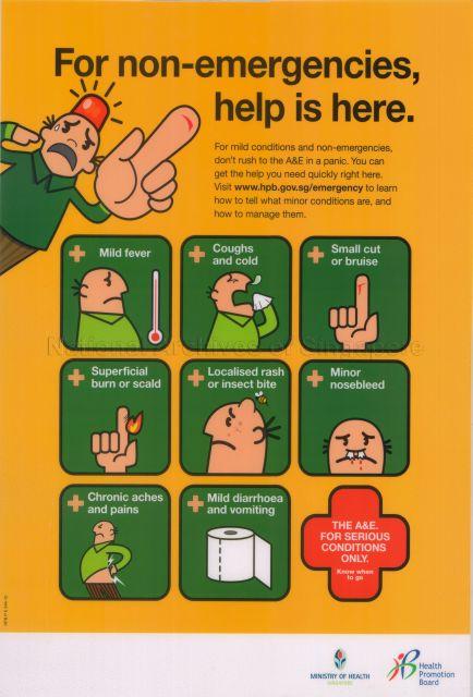 For non-emergencies, help is here.