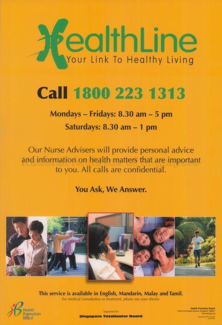 HealthLine your link to healthy living