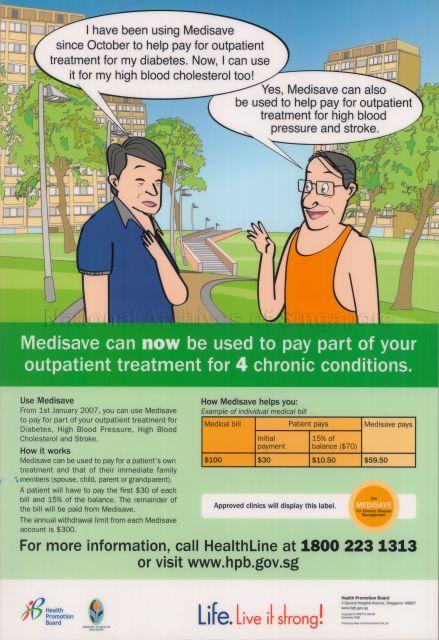 Medisave can now be used to pay part of your outpatient