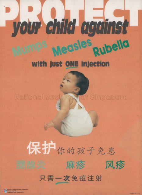 Protect your child against mumps, measles, rubella with just