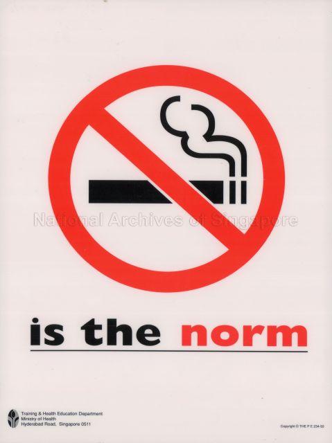 No smoking is the norm