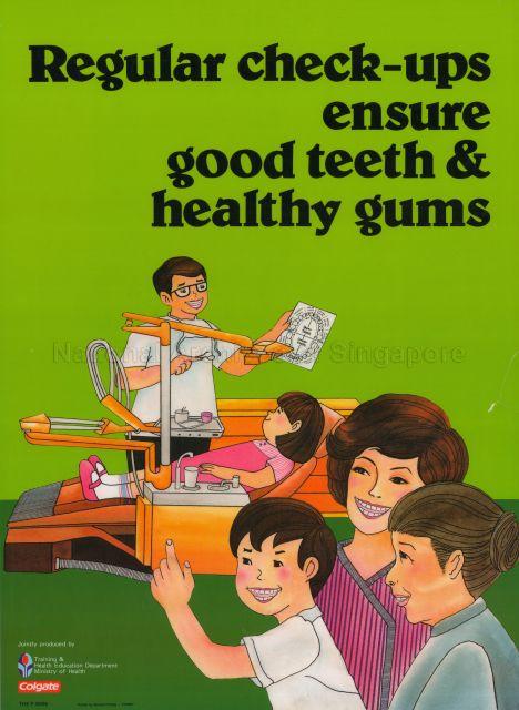 Regular check-ups ensure good teeth and healthy gums