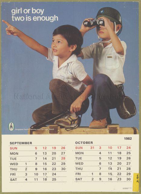 Girl or Boy Two is Enough (Calendar) -Photo 2 boys playing