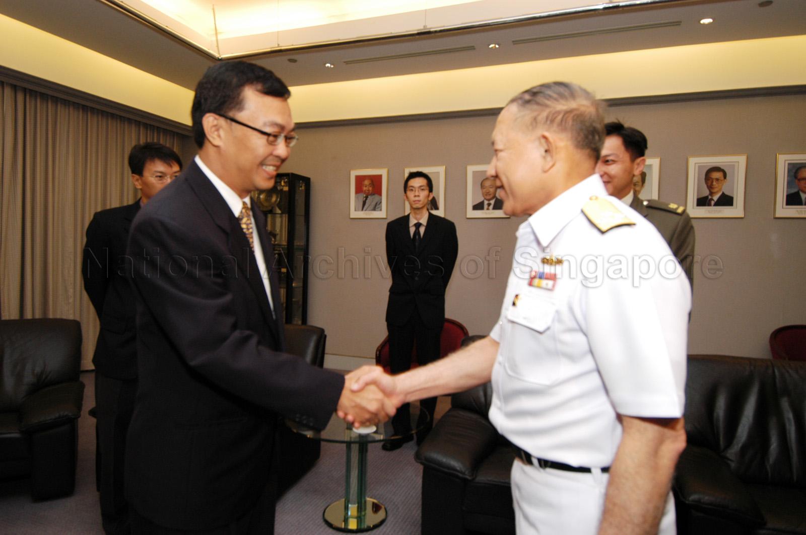 COMMANDER-IN-CHIEF OF THE ROYAL THAI NAVY ADMIRAL SAMPOP
