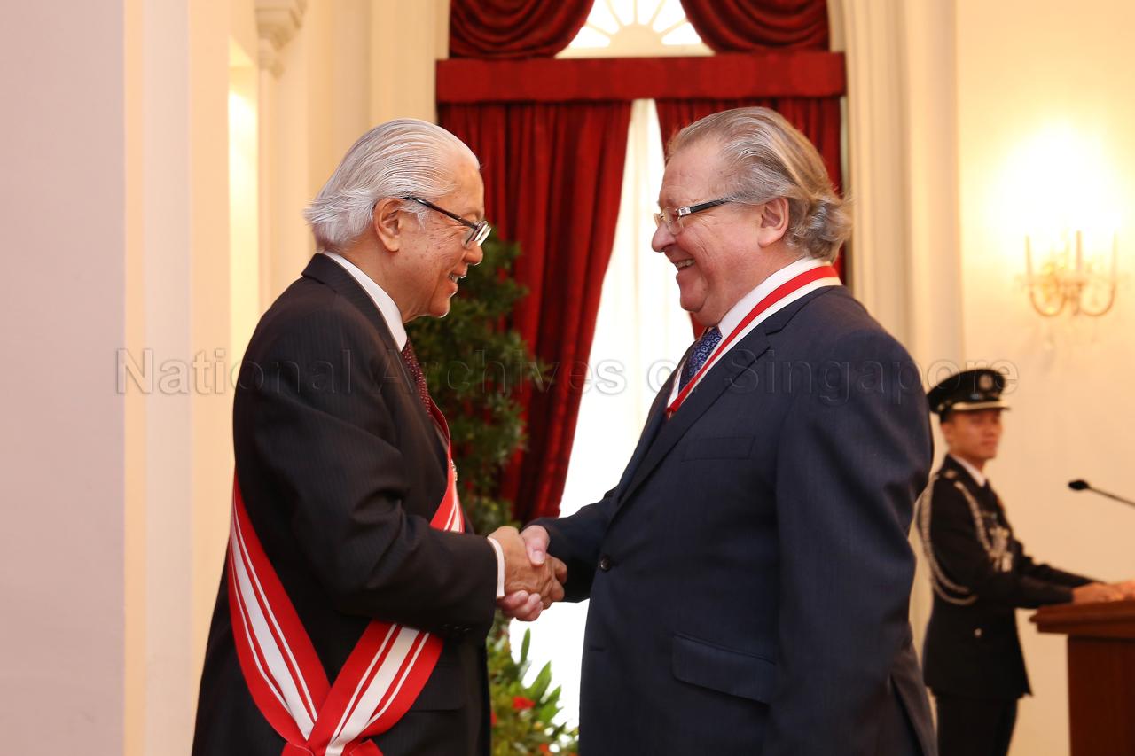 SINGAPORE CONFERS PRESTIGIOUS HONORARY CITIZEN AWARD ON
